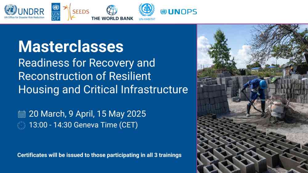 Readiness for recovery and reconstruction of resilient housing and ...